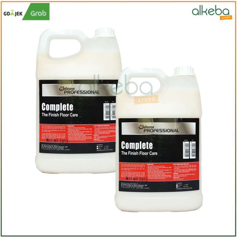 Promo New Complete Johnson Floor Finish Can Obat Poles Galon 4 Liter ...