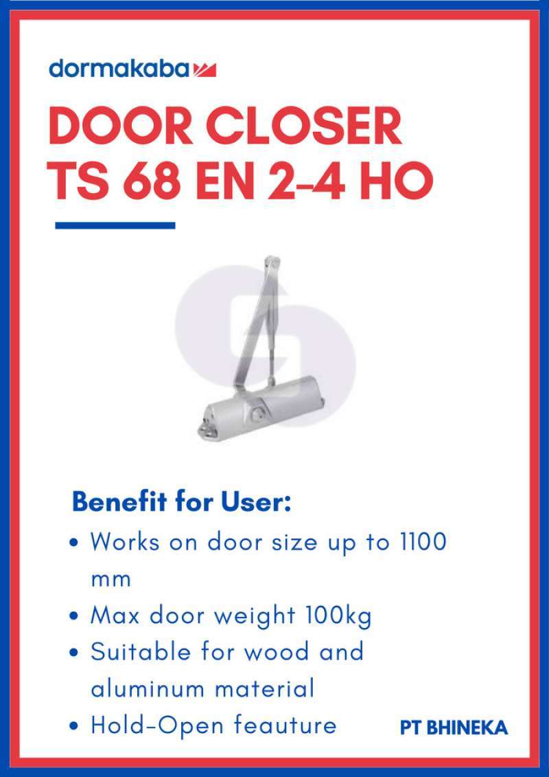 Promo Dorma Ts68 En2/3/4 Ho Dormakaba Ts 68 Hold Open Diskon 23% Di ...