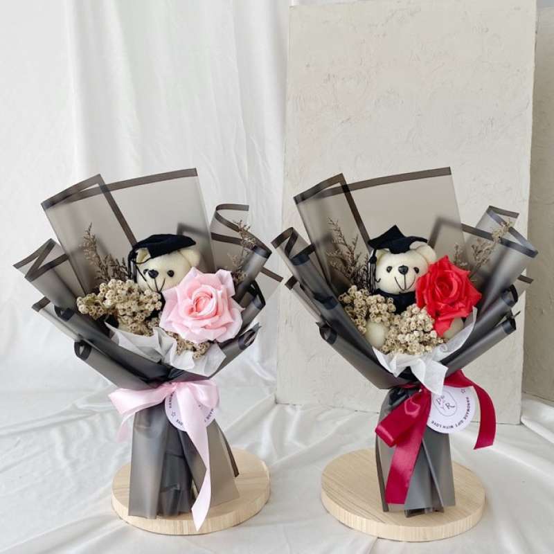Jual Paperush.id [bbe01] Buket Bunga Boneka Wisuda / Hadiah Wisuda Di ...