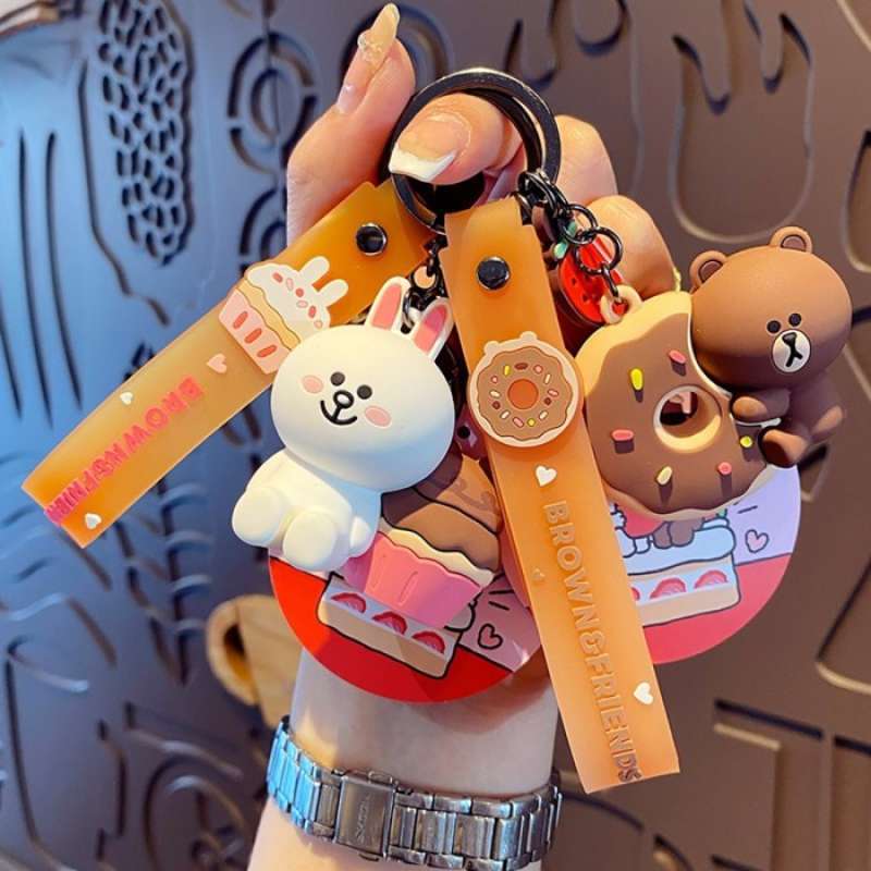 Jual Tokkado Line Friends Bakery Keychain Gantungan Kunci Pastry ...