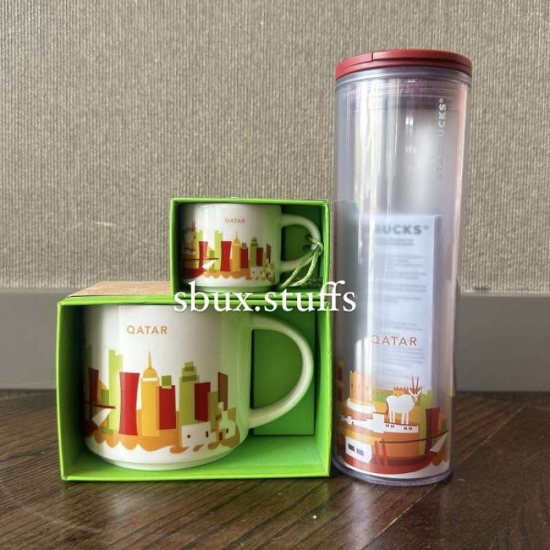 Jual Starbucks Tumbler You Are Here Yah Qatar Doha - Ceramic2ozdemi Di ...