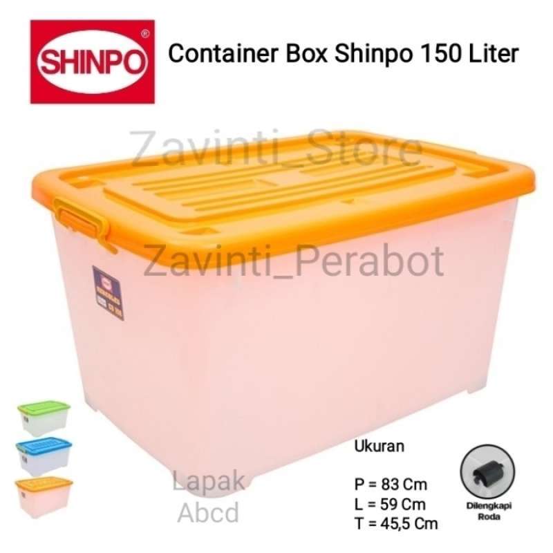 Promo Box Container Shinpo Hercules 150 Liter - Cb 150 Diskon 23% Di ...