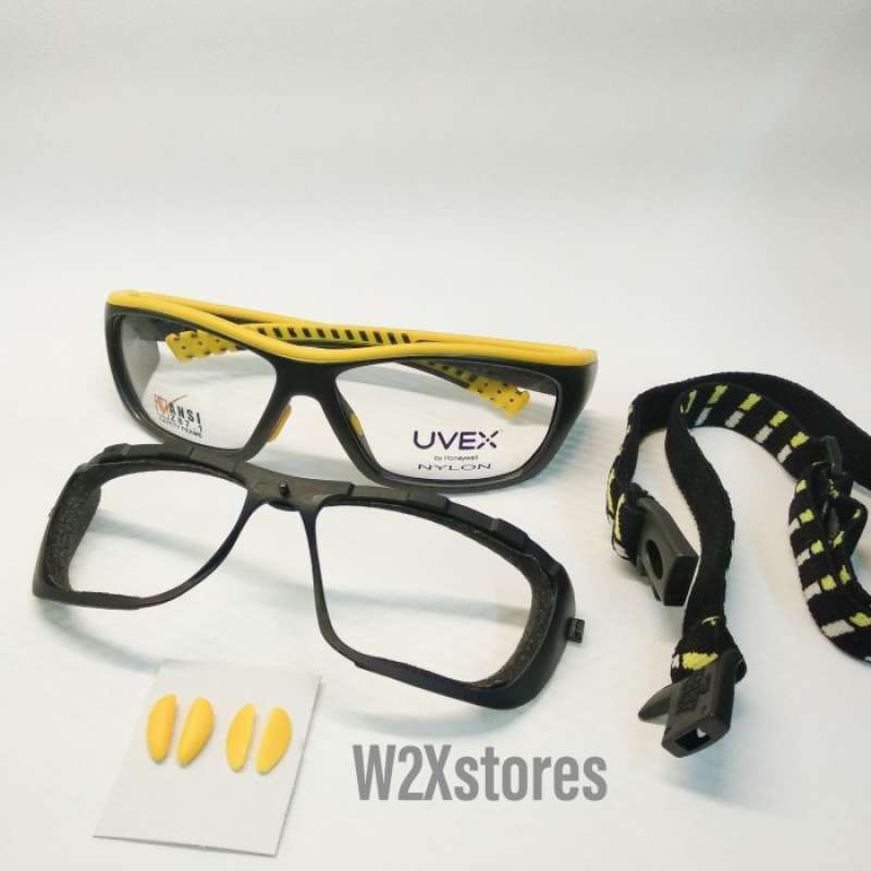 Jual Kacamata Safety Minus/prescription Ansi Z87 Sw07 - Gun Yellow Di ...