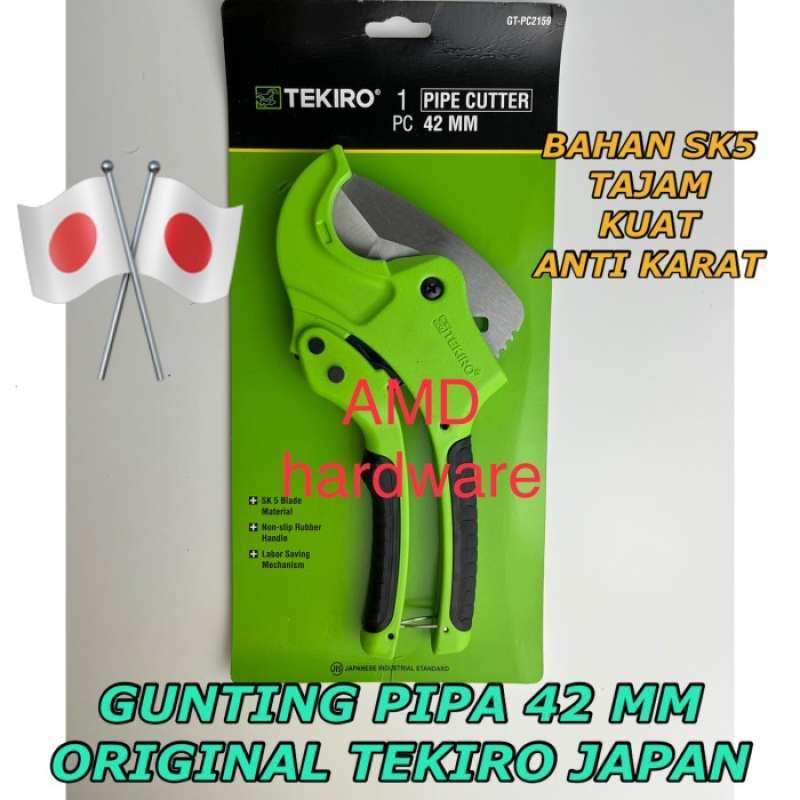 Jual Gunting Pipa Pvc 42mm Tekiro Kapusi Original Japan Pipe Cutter 42 Mm - Belter 42 Mm Di ...