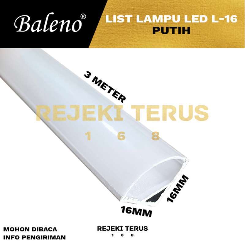Jual List Lampu Led Strip Siku Hitam Putih Silver Rumah Lis Cover ...