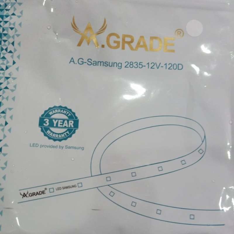 Jual Samsung Led Strip Mata Penuh Ip20 A.g 2835-12v 12w 120led/meter ...