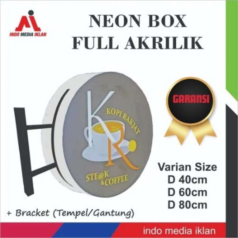 Jual Neon Box Bulat 2 Sisi 40 Cm Di Seller Aghanim - Cengkareng Timur ...