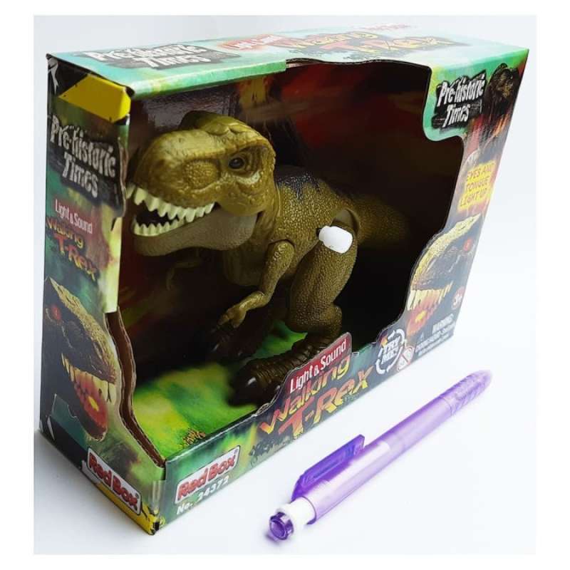 Promo Red Box Toy Pre-histc Times Walking T-rex 24372 Redbox Dinosaurus ...