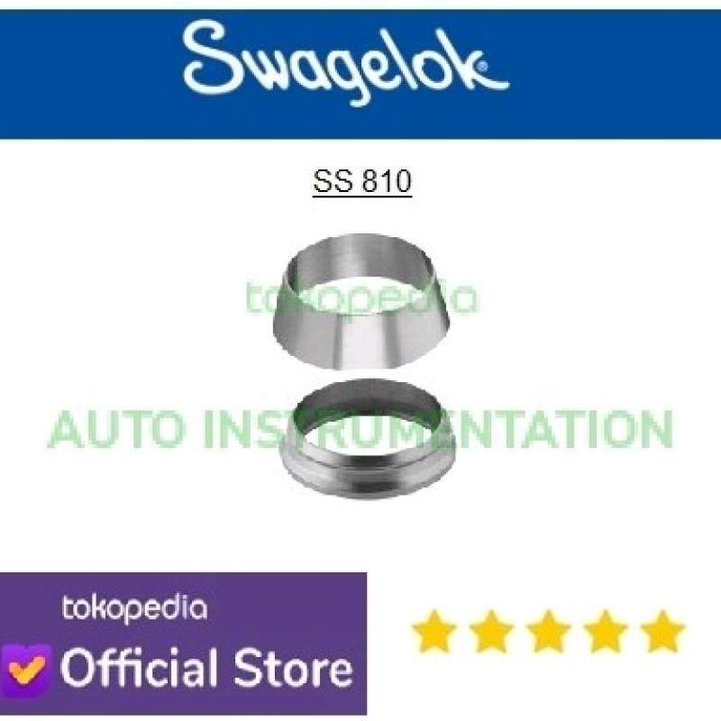 Jual Ferrule Set Swagelok 1/4 3/8 1/2 Ss 400 Set Ss 600 Set Ss 810 Set ...