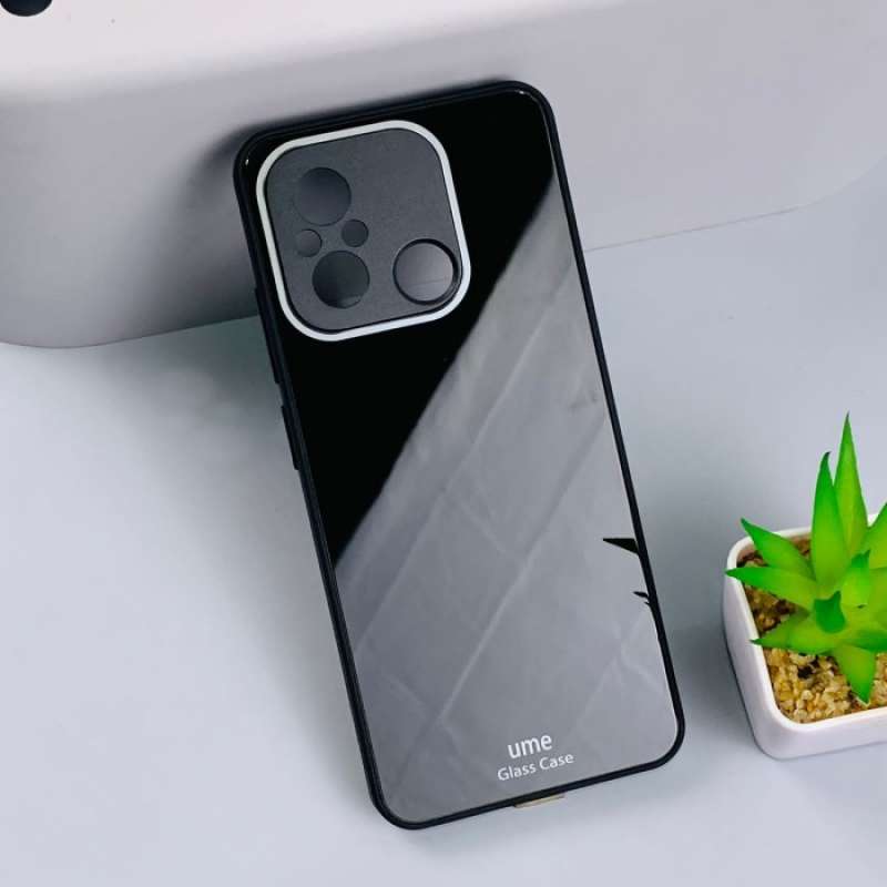 Promo Xiaomi Redmi 12c Crystal Glass O.r.ig.in.al Case Hard Casing ...