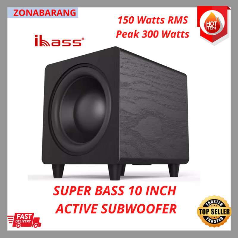 Jual Ibass Subwoofer Active 6,5 Inch 100 Watts Rms Line Out In Deep ...