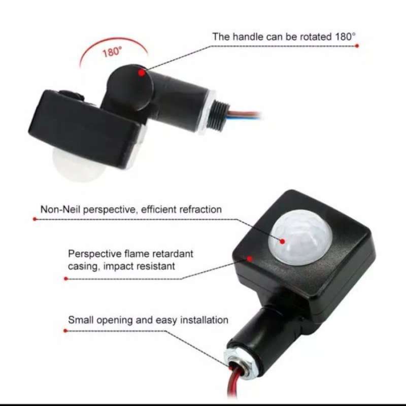Jual Saklar Lampu Sensor Gerak Ac 220v Otomatis Pir Di Seller Shin ...