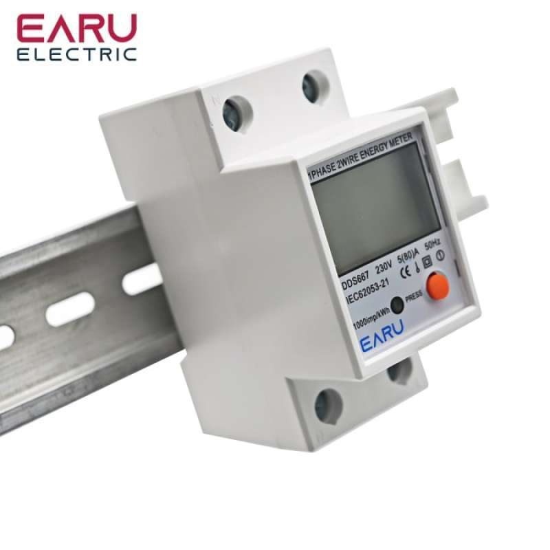 Jual Kwh Meter Digital 1 Phase Pengukur Pemakaian Listrik - Dds844 Di Seller Aghanim ...