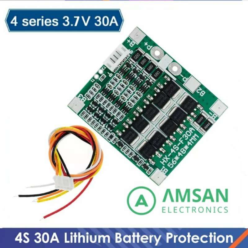 Jual Bms 4s 30a 14.4v Balancer 18650 Li-ion Lifepo4 Lipo - Hijau Di Seller Aghanim - Cengkareng ...