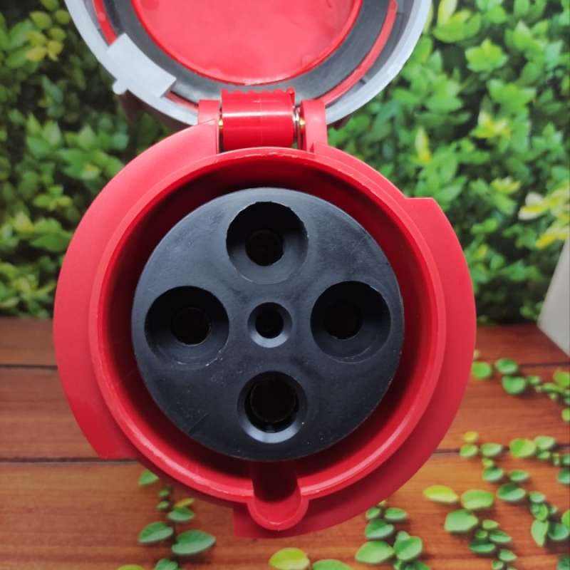 Jual Industrial Mobile Mounting Socket 4pin 4pole 4kaki 125a Vr-2442 ...