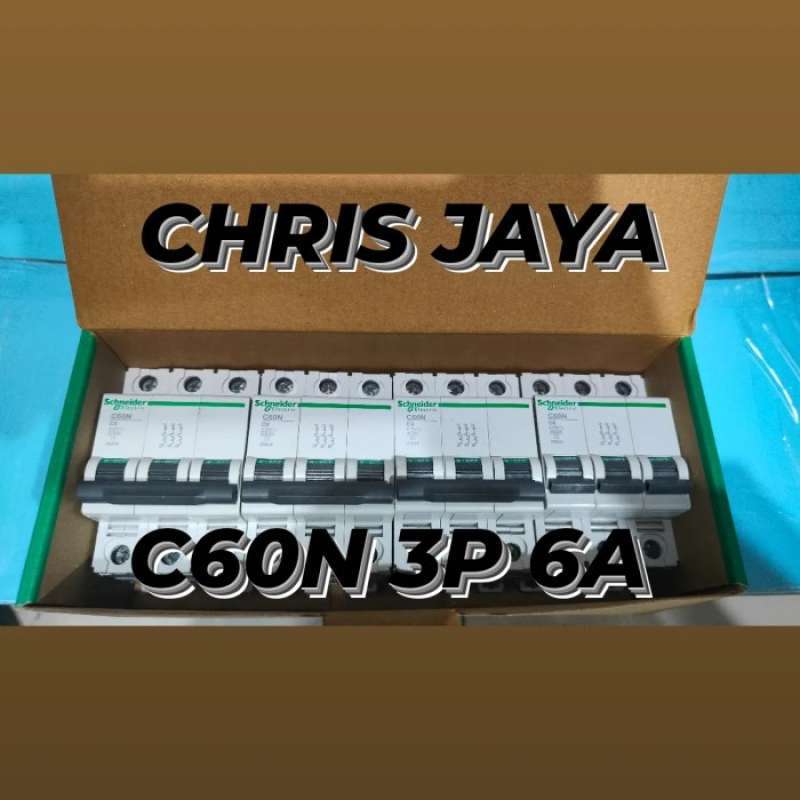 Jual Mcb C60n Schneider 6a/10a/16a/20a 3 Phase 3p 3p 3phase Mcb Schneider - 16a Di Seller Shin ...