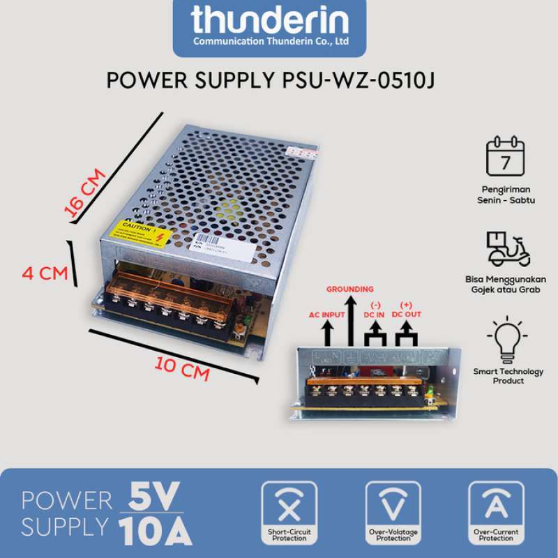 Jual Power Supply 5v / 10a Switching Di Seller Shin Store - Cengkareng ...