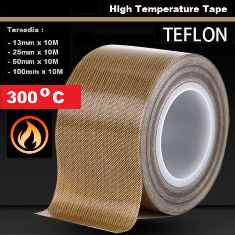 Jual Teflon Tape Kain Kertas Isolasi Anti Panas Tahan Press Sealer ...