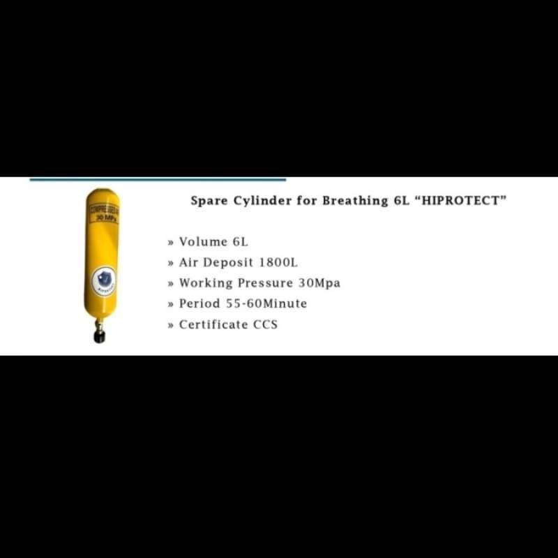Jual Spare Breathing Apparatus 6l Scba Cylinder Ccs Solas Hiprotect Hypro Di Seller Shin Store ...