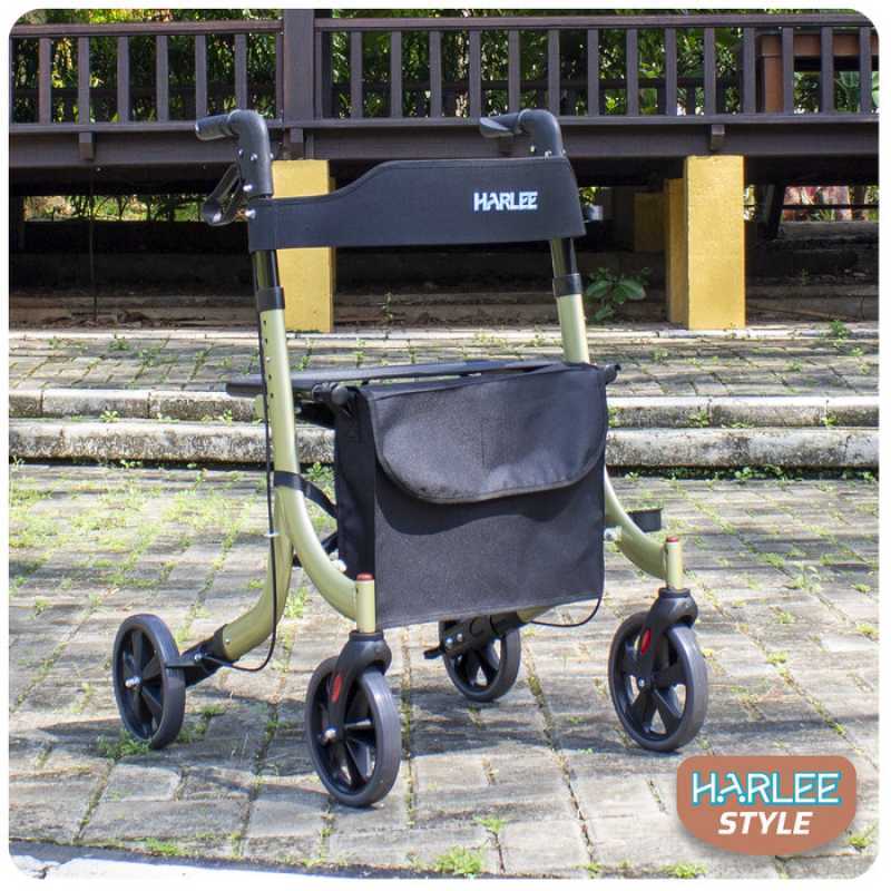 Promo Harlee Style Rollator - Alat Bantu Jalan - Walker Beroda Roda 4 ...