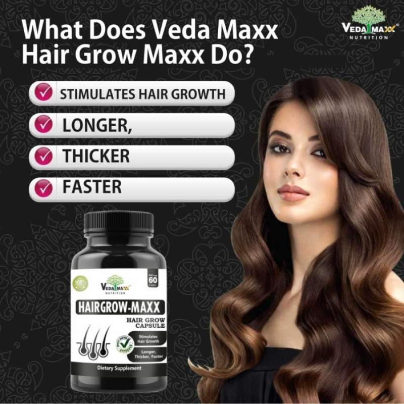 Promo Obat Penumbuh Rambut Rontok Dan Botak Hair Grow-maxx Capsule ...