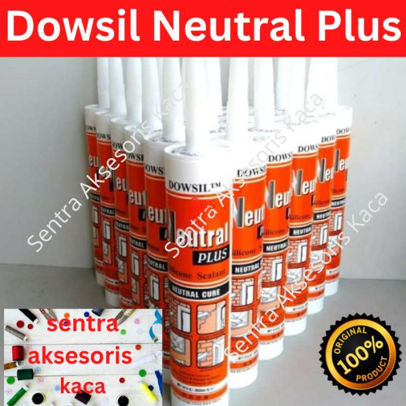 Jual Dowsil Dow Corning Netral Plus Lem Kaca Silicone Sealant - White ...