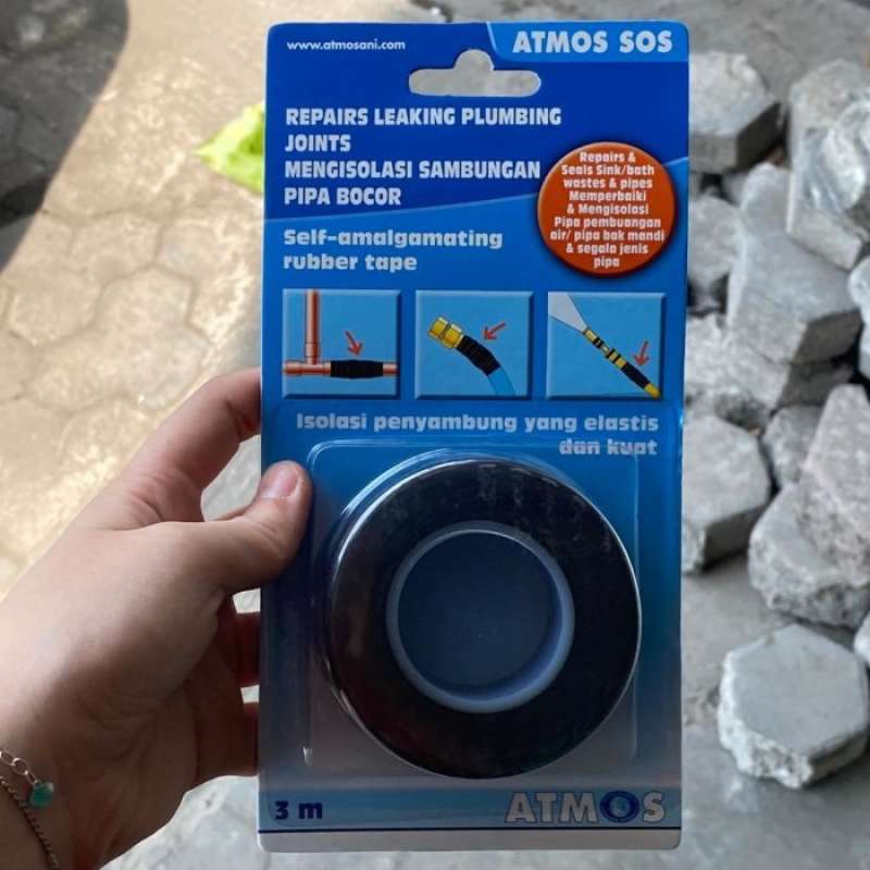 Jual Lem Pipa Utk Tambal Pipa Pvc Bocor Atmos Perban Pipa Bocor 3 M ...