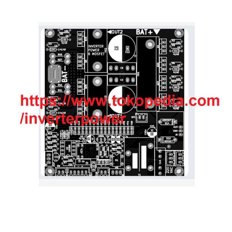 Jual Pcb Inverter Psw Pure Sine Wave 1000w 1kva Egs002 Lf Bonus Shunt ...