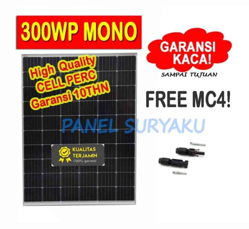 Jual Solar Panel Panel Surya 300wp Mono 300 Monocrystalline Ori Free ...