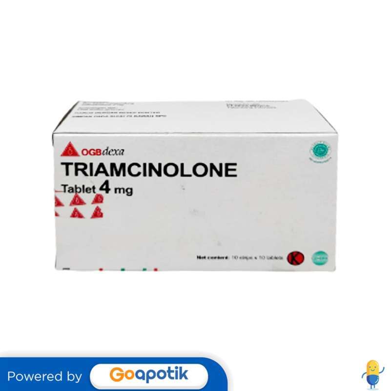 Jual Triamcinolone Ogb Dexa Medica 4 Mg Box 100 Tablet Di Seller Apotek ...