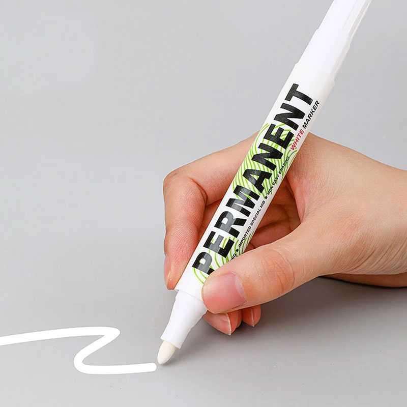Jual White Marker Spidol Ban Permanen Oil Based Marker Waterproof 2mm ...