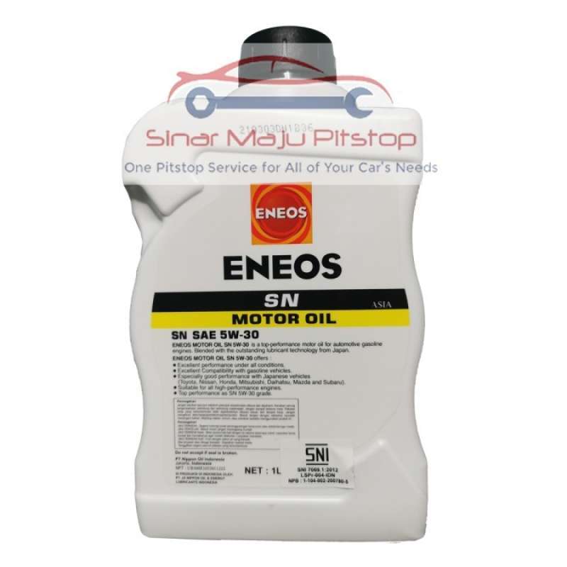 Promo Eneos 5w-30 Sn Fully Synthetic 1 Liter 100% Oli Mobil Jepang Terbaru Diskon 43% Di Seller ...