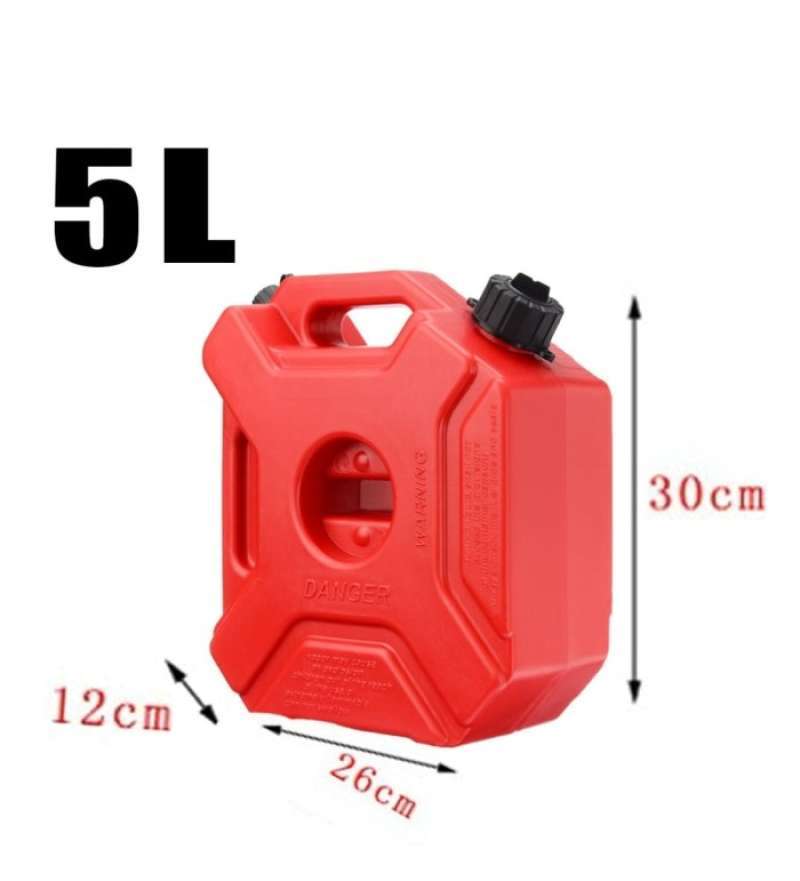 Promo Gasoline Jerry Can Jerigen Bbm Tebal Hdpe 5 Liter Drigen Bensin ...