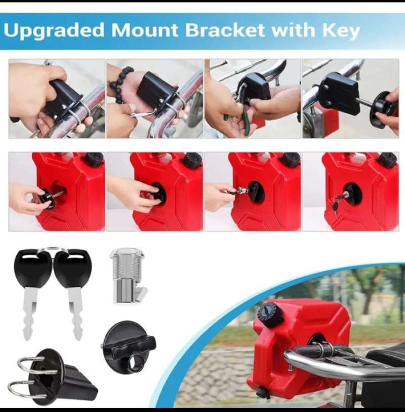 Promo Gasoline Jerry Can Jerigen Bbm Tebal Hdpe 5 Liter Drigen Bensin ...