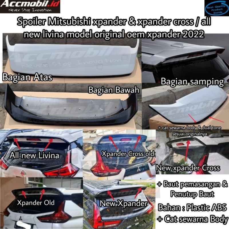 Promo Spoiler Xpander Xpander Cross All New Livina Model O.r.ig.in.aloem 2022 - Silver Diskon 29 ...