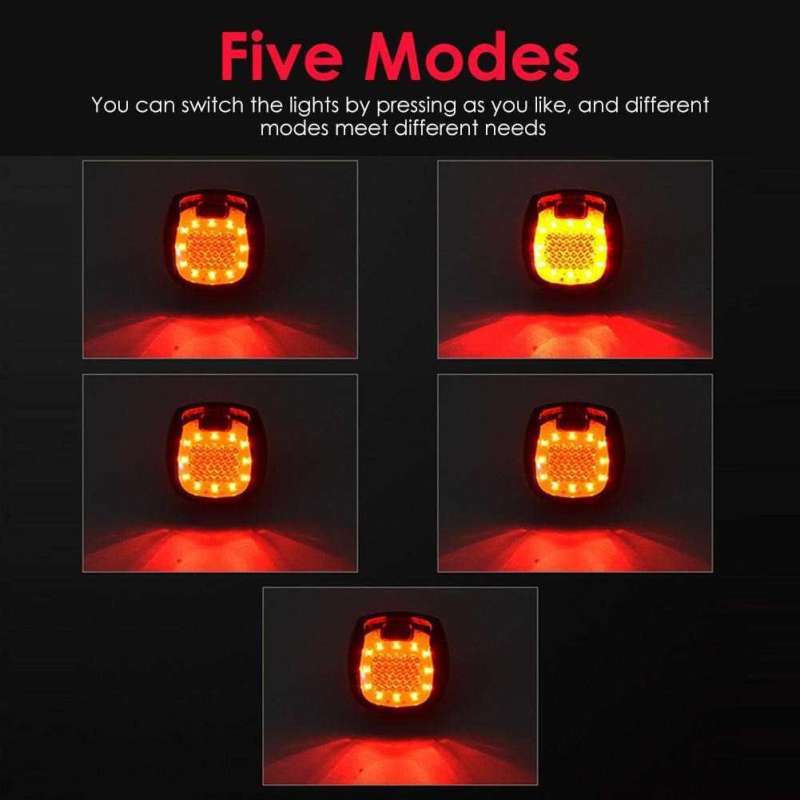 Jual Deemount Lampu Belakang Sepeda Led Tail Light Waterproof 20 Lumens ...
