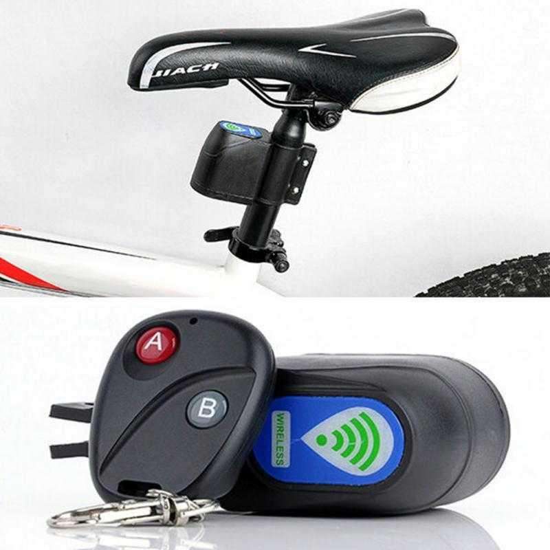Jual Alarm Sepeda Bicycle Wireless Sensor 110db Dengan Remote Control ...