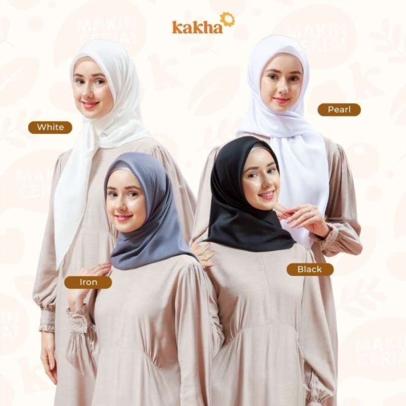 Jual Kakha - Jilbab Segi Empat 30 Warna Polos / Hijab Voal / Hijab Polos - 6 Golden Brown Di ...