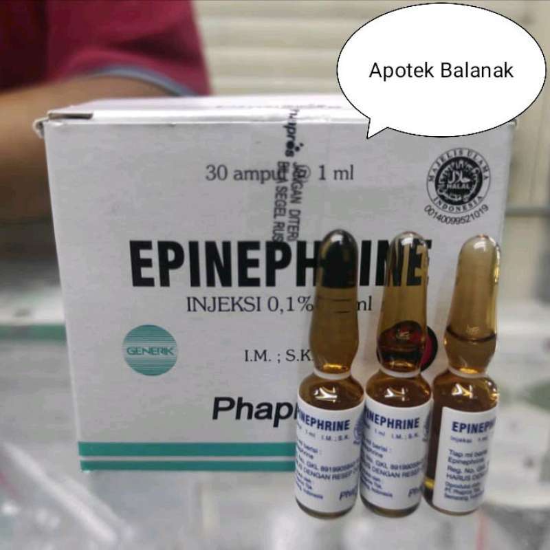 Jual Epinephrine/injeksi/eceran/ampulan Original Di Seller Apotek ...