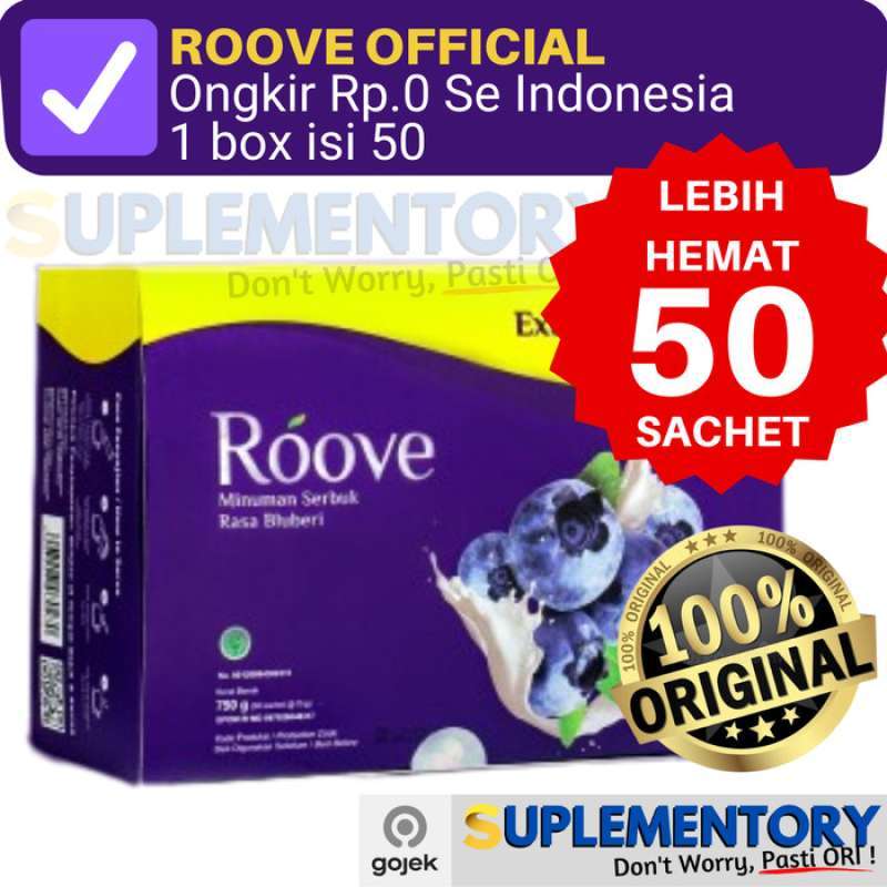 Promo Rovee Kolagen Beauty Drink 1 Box 20 50 Sachet Original Collagen ...