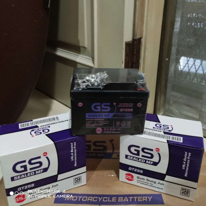 Promo Aki Motor Merk Gsj Tipe Gtz5s Mf ( Kering ) Diskon 29% Di Seller ...