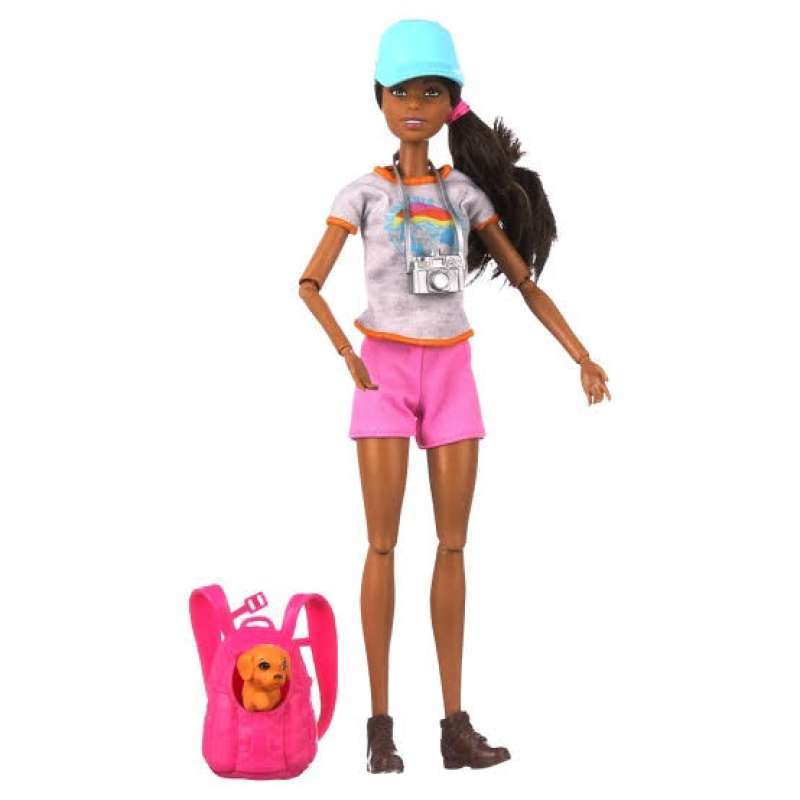 Promo Barbie Hiking Doll Made To Move Grn66 Diskon 23% Di Seller ...
