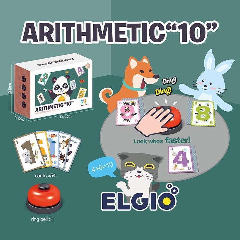 Promo Mainan Tebak Angka Dan Gambar Arithmetic Matching Board Game ...