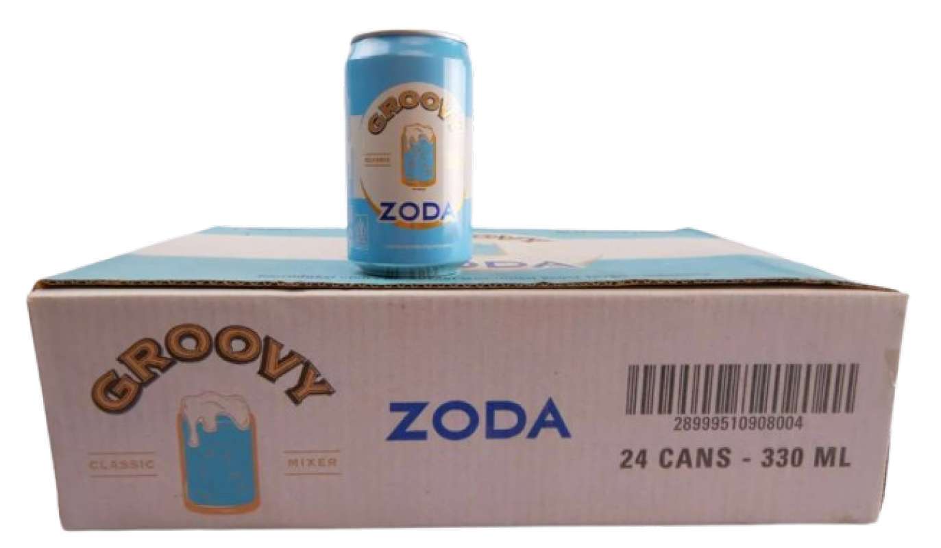 Jual Groovy Zoda Soda Water Kemasan Kaleng 330ml 1 Dus Isi 24 Kaleng Di ...
