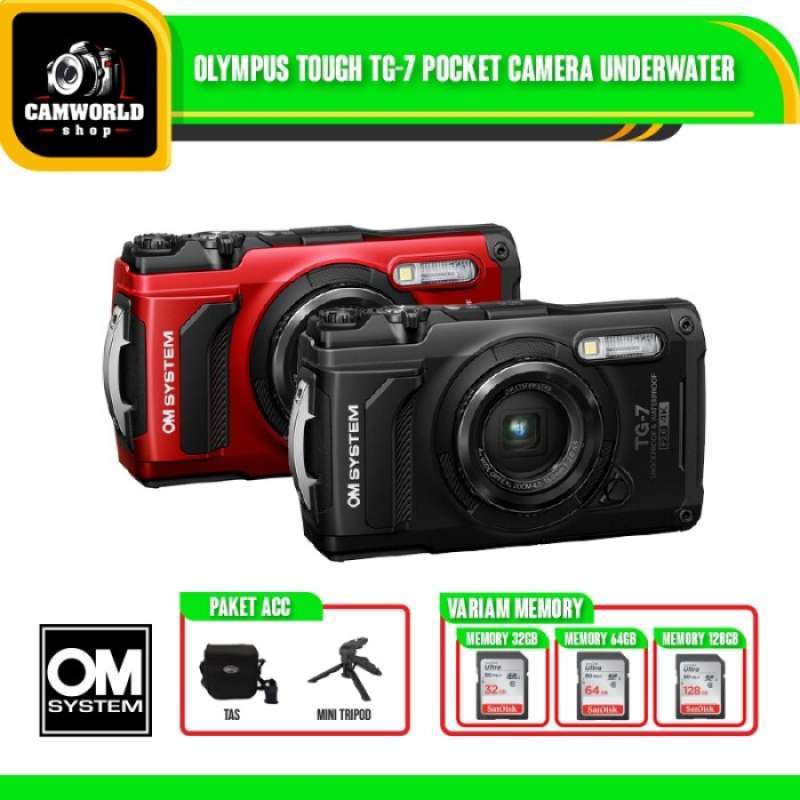 Promo Olympus Tough Tg-7 Pocket Camera Underwater Om System Tough Tg-7 Diskon 23% Di Seller ...