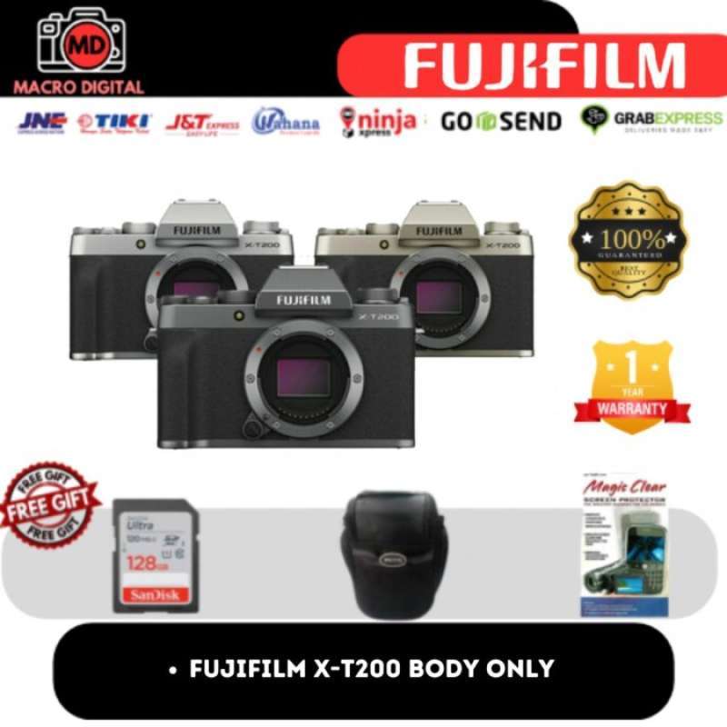 Promo Camera Fujifilm Xt200 Body Only / Fujifilm X-t200 Body Only Diskon 23% Di Seller Ryoma ...