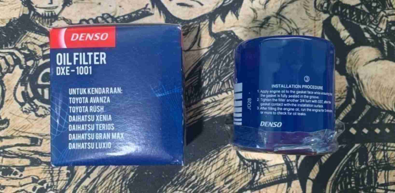 Jual Filter Oli Toyota Avanza Dxe-1001 Denso Original 15601-bz010 ...