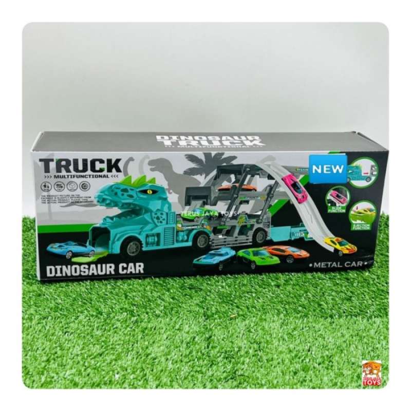 Promo Mainan Mobil Truk Kontainer Dino Truck Dinosaurus Car Multifungsi ...