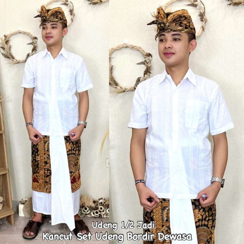 Jual Pakaian Adat Bali Pria Kain Bawahan Setengah Jadi Di Seller Aghanim - Cengkareng Timur ...