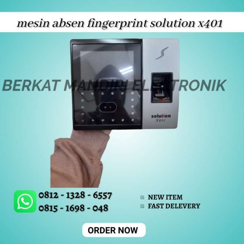 Promo Mesin Absen Solution X 601 / Solution Fingerprint X601 Terbaik ...